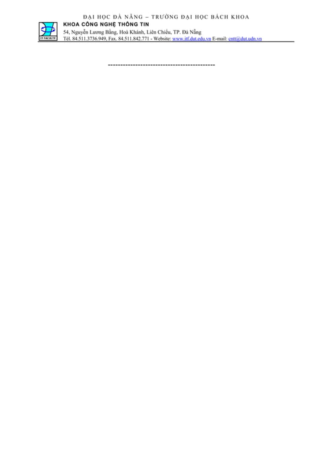 Khoa cntt mau bao cao tien do thuc hien datn | DOC