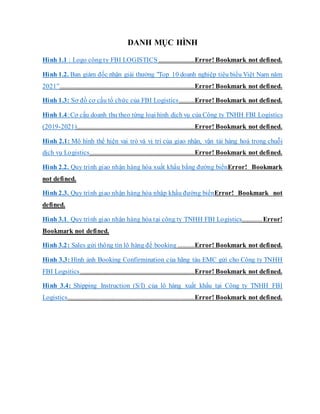 Khoá luận hoạt động giao nhận xuất khẩu nguyên container | DOCX