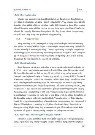 Khóa luận Quy hoạch mạng 3G | DOCX