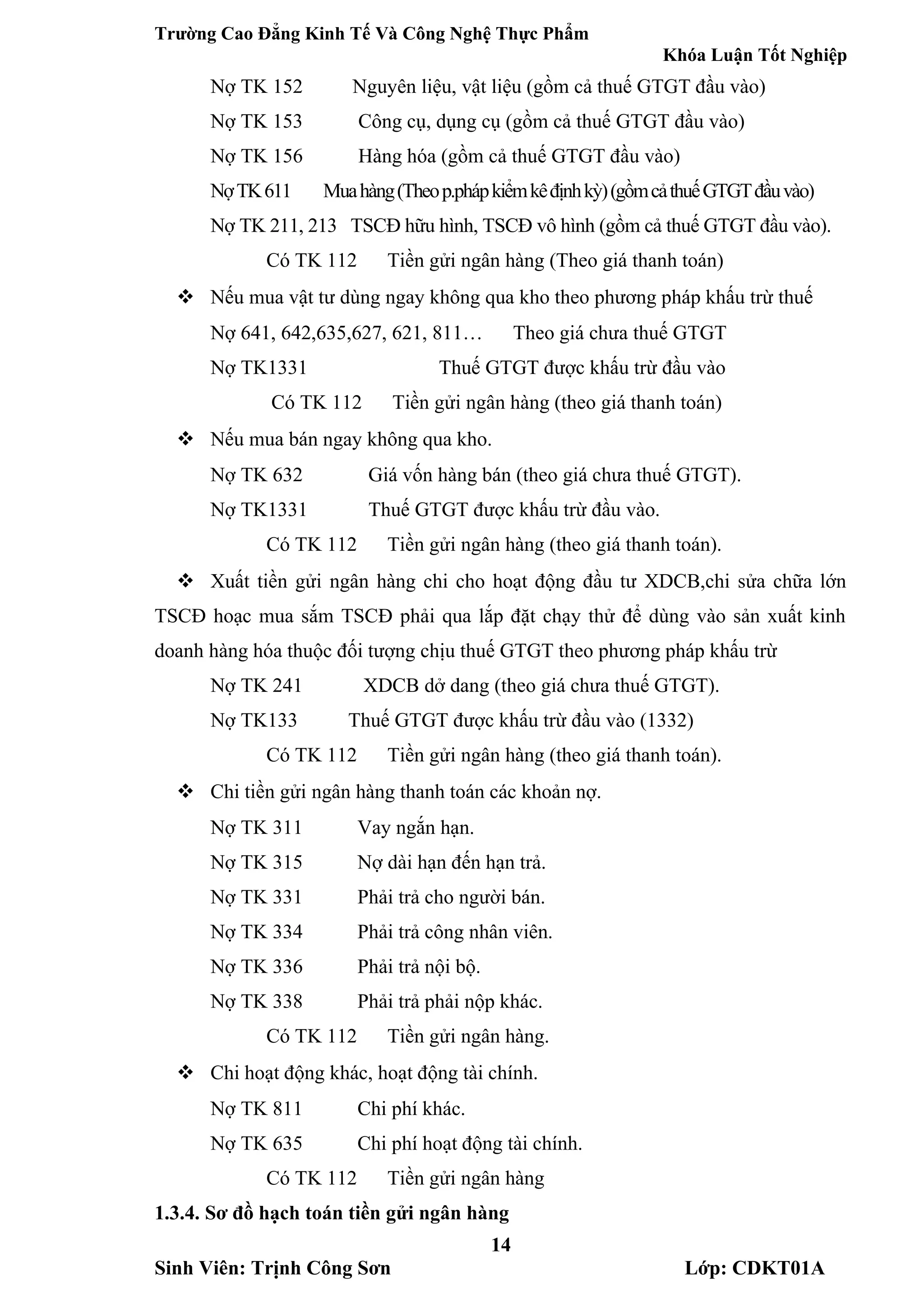 Khóa luận tốt nghiệp: kế toán vốn bằng tiền tại công tyTân Cảng | DOC