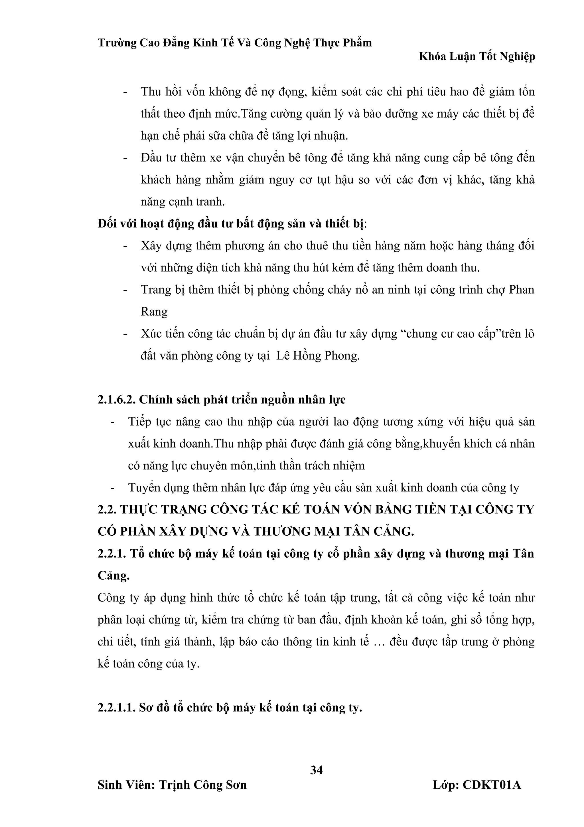 Khóa luận tốt nghiệp: kế toán vốn bằng tiền tại công tyTân Cảng | DOC