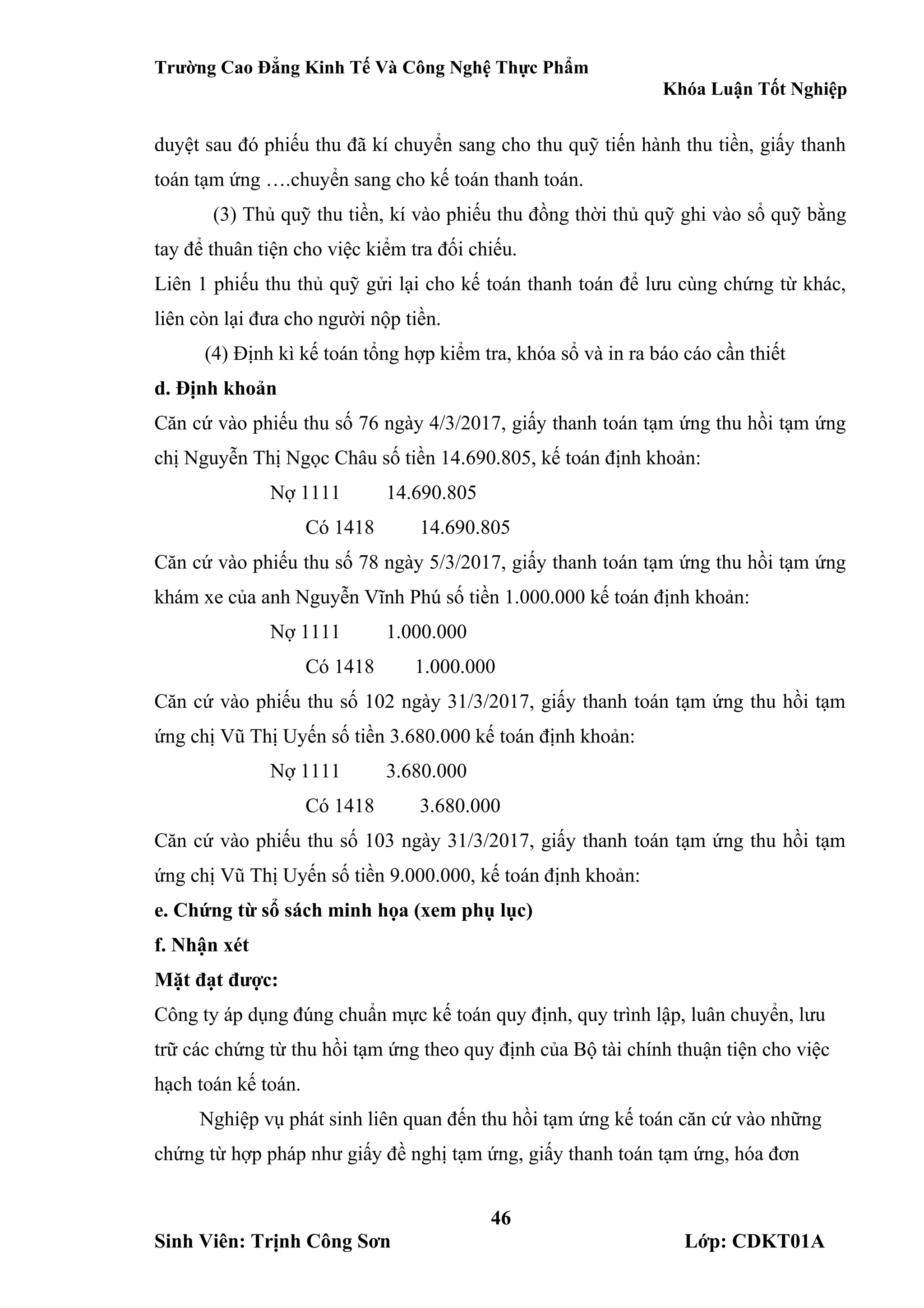 Khóa luận tốt nghiệp: kế toán vốn bằng tiền tại công tyTân Cảng | DOC