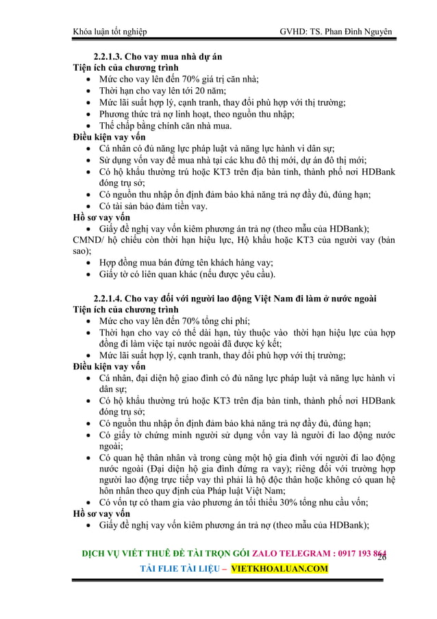 Khoá Luận Nghiệp Vụ Cho Vay Tiêu Dùng Tại Ngân Hàng. | DOC
