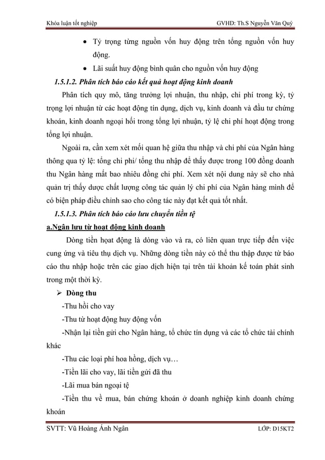 Khoá Luận Tốt Nghiệp Phân Tích Tài Chính Ngân Hàng VietinBank. | DOCX