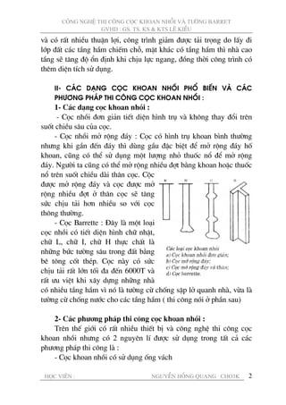 Cọc Khoan Nhồi | PDF