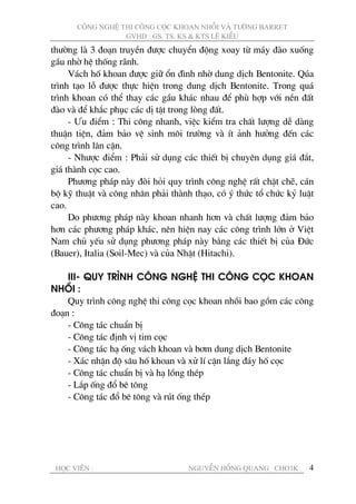 Cọc Khoan Nhồi | PDF