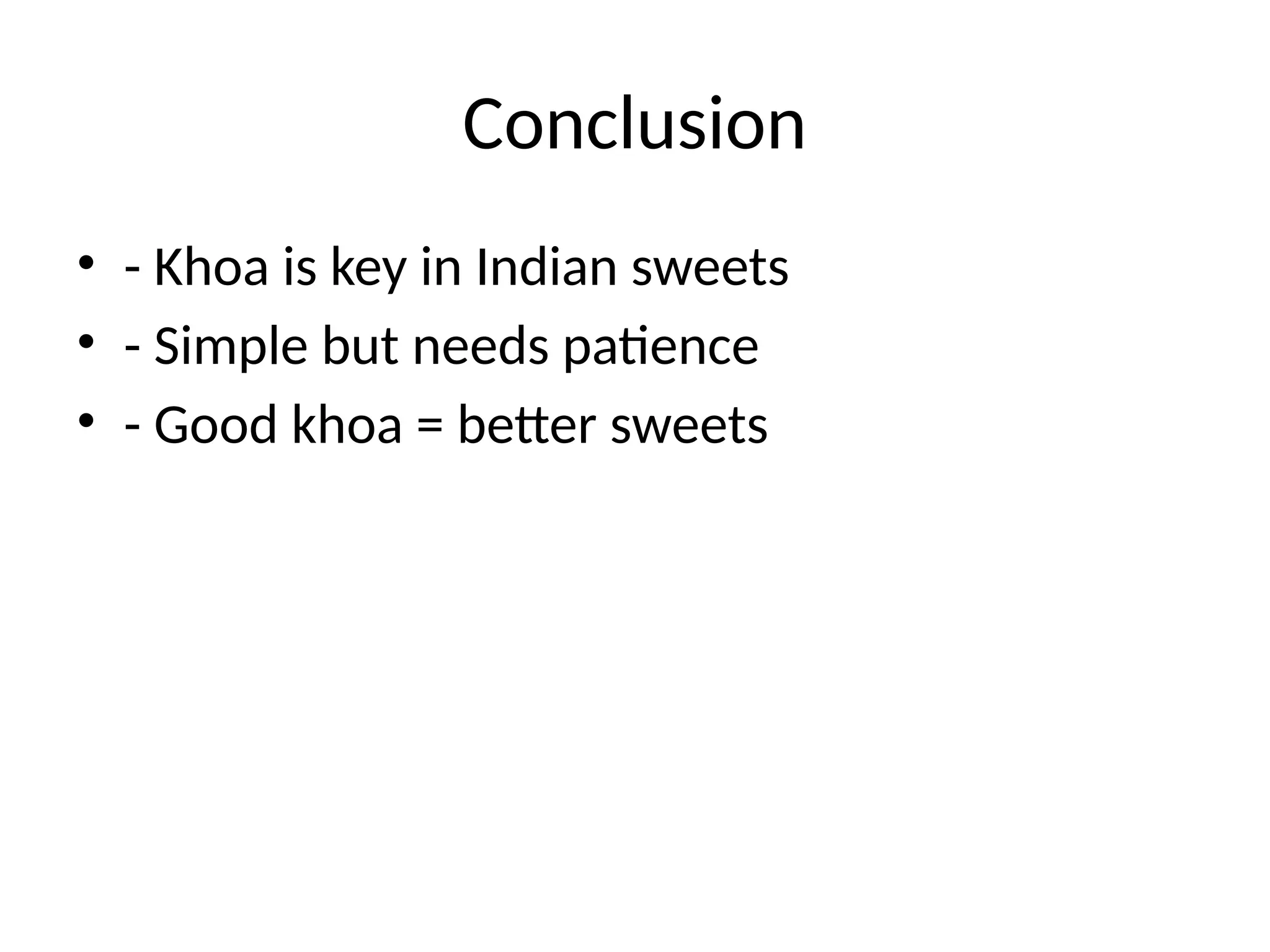 Khoa preparation procedure by natural... | PPTX