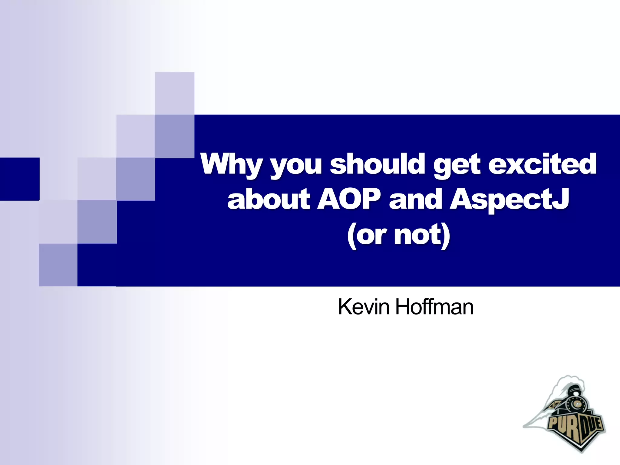 Introduction To Aop Aspectj And Explicit Join Points Ppt 4063