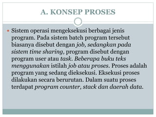 Khoirul Mar’ati - Proses pada sistem operasi | PPT