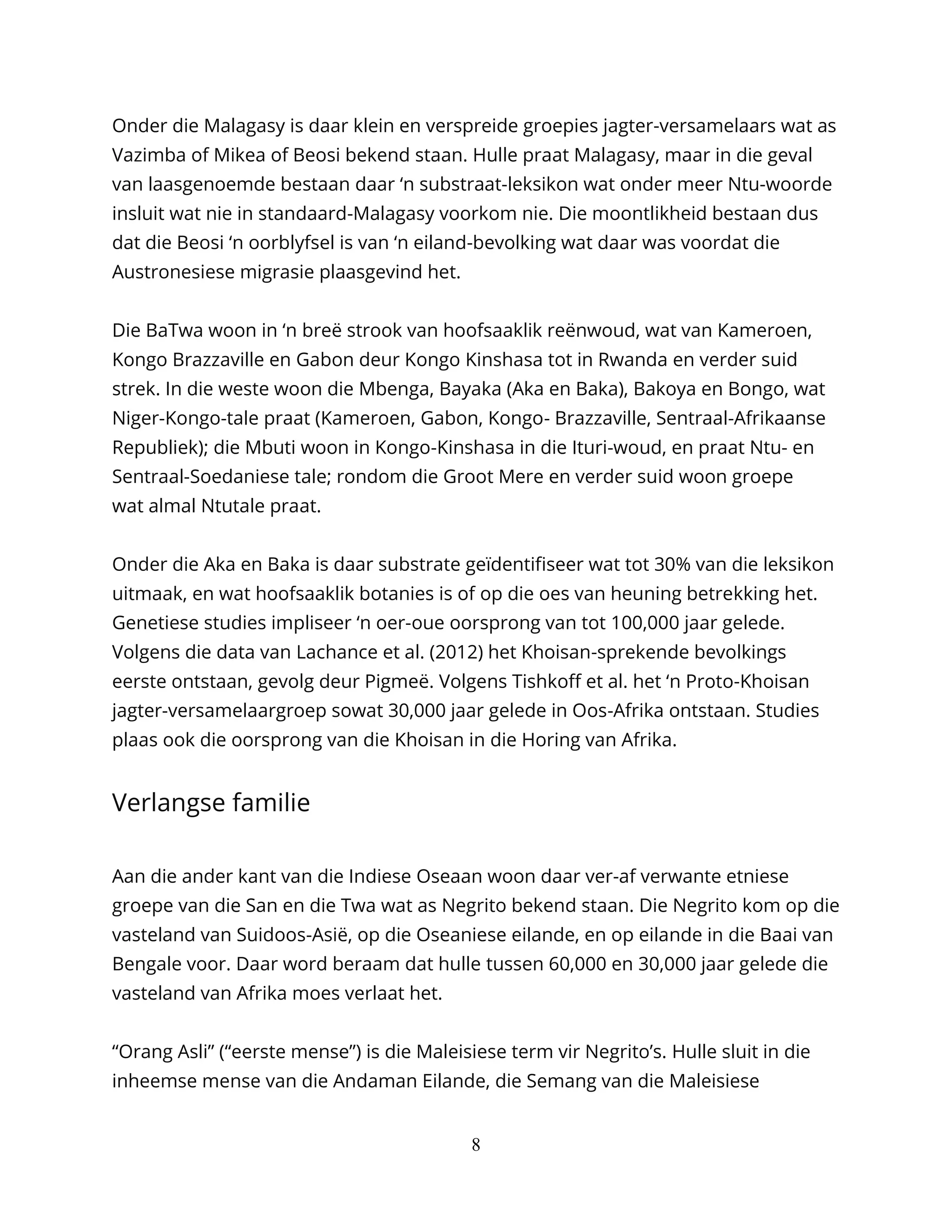 Khoisan as taalfamilie | PDF