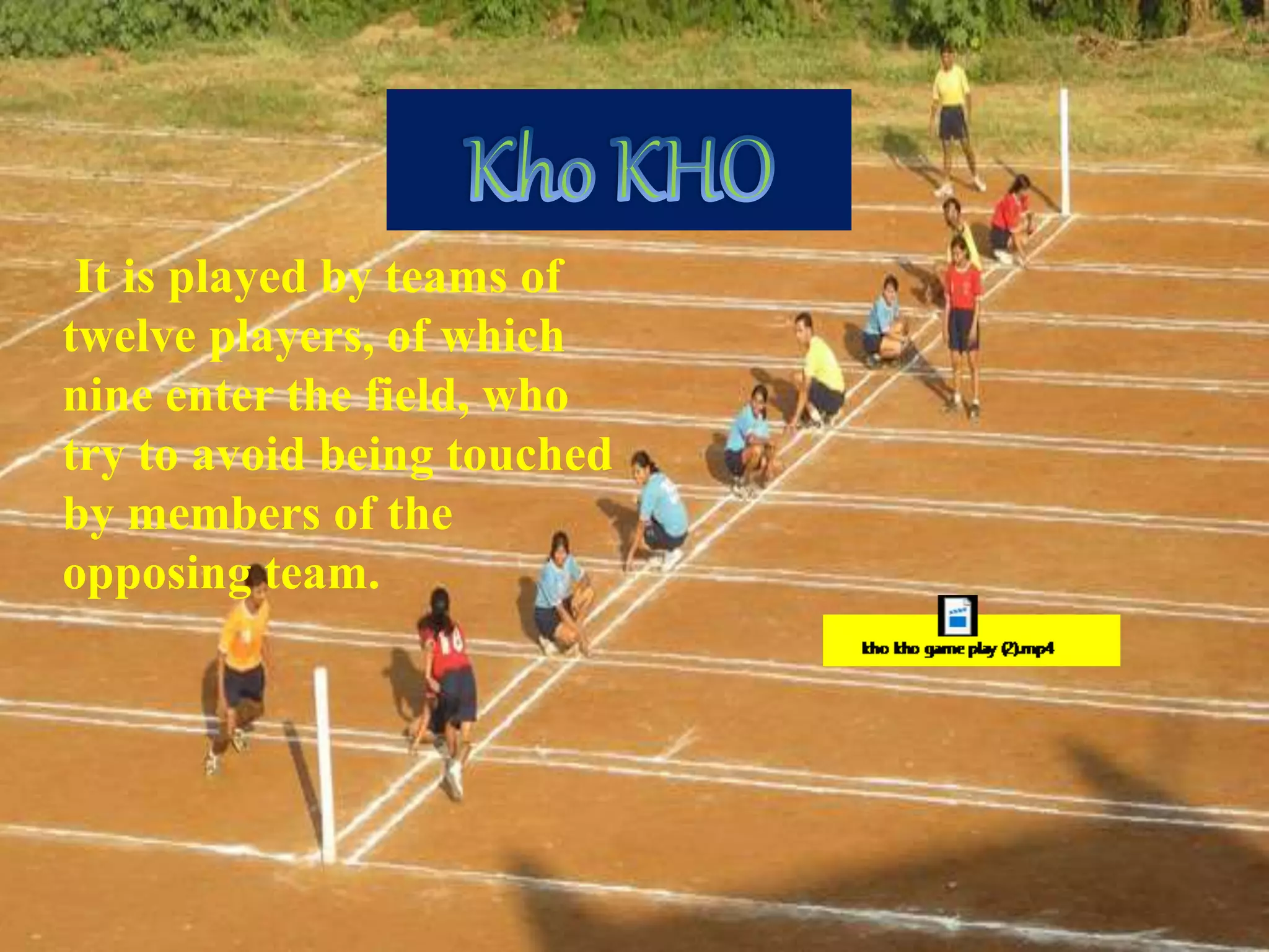 kho kho game | PPTX