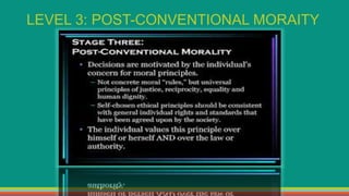 Kholberg's moral development theory | PPT