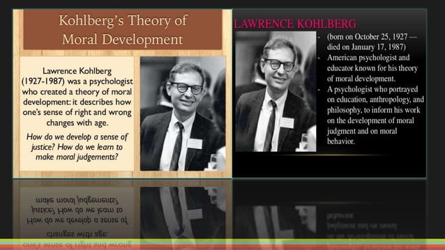 Kholberg's moral development theory | PPT
