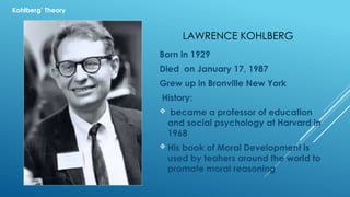 Lawrence Kohlberg Theory of Education... | PPTX