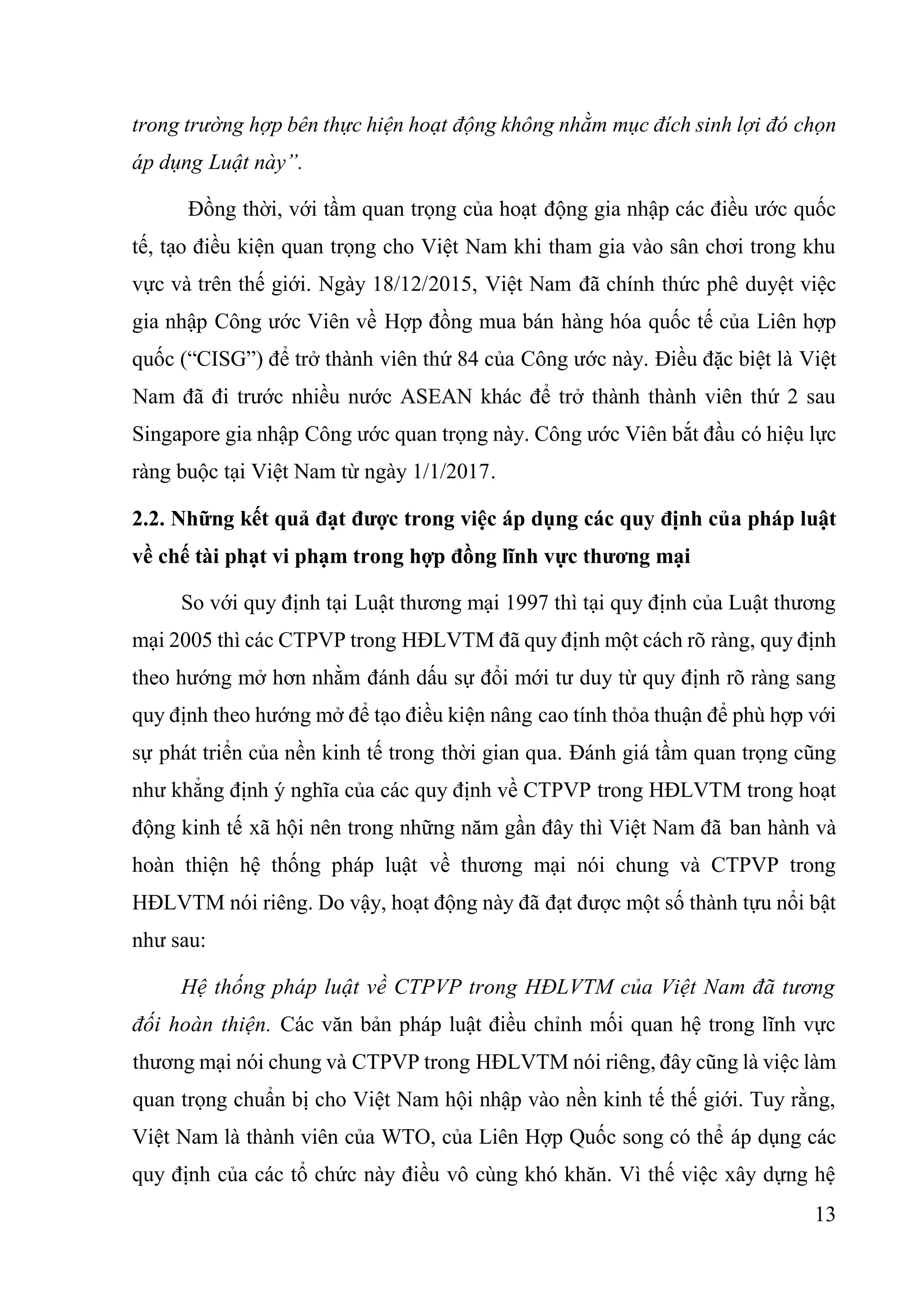 Khoá Luận Pháp Luật Về Phạt Vi Phạm Trong Hợp Đồng Lĩnh Vực Thương Mại | DOCX