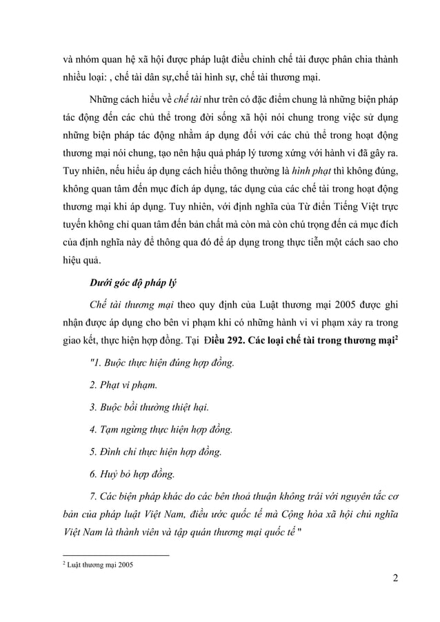 Khoá Luận Pháp Luật Về Phạt Vi Phạm Trong Hợp Đồng Lĩnh Vực Thương Mại | DOCX