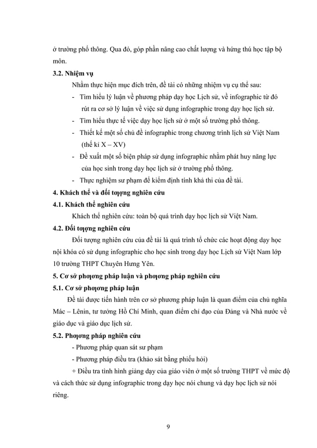 Khoá Luận Sử Dụng Infographic Trong Dạy Học Lịch Sử Việt Nam (Thế Kỉ X - Xv) Ở Trường Trung Học ...