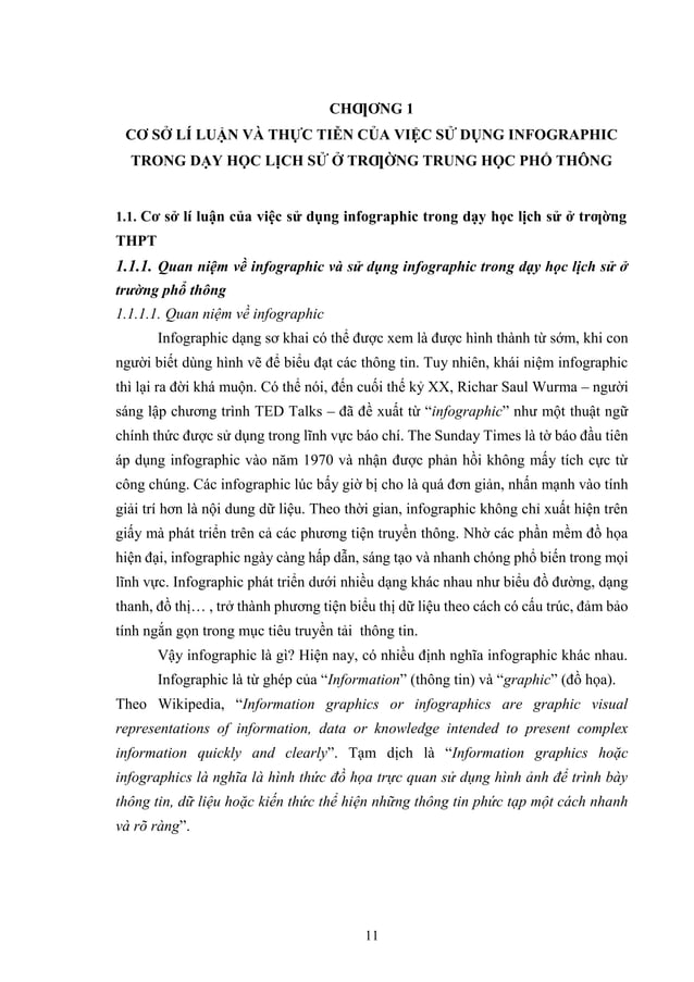 Khoá Luận Sử Dụng Infographic Trong Dạy Học Lịch Sử Việt Nam (Thế Kỉ X - Xv) Ở Trường Trung Học ...