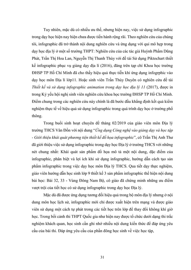 Khoá Luận Sử Dụng Infographic Trong Dạy Học Lịch Sử Việt Nam (Thế Kỉ X - Xv) Ở Trường Trung Học ...