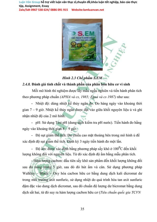 Khoá luận tốt nghiệp Công nghệ sinh học Nghiên cứu tuyển chọn chủng vi sinh vật để tạo chế phẩm ...