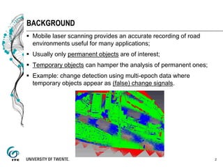 Detection of temporary objects in mobile lidar point clouds | PDF ...