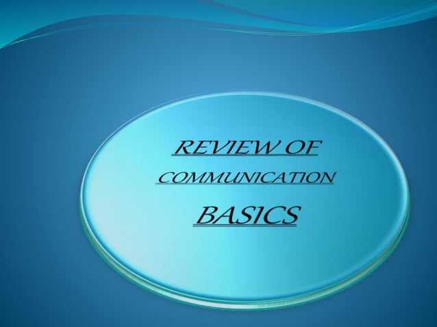 Review Of Communication | PPT