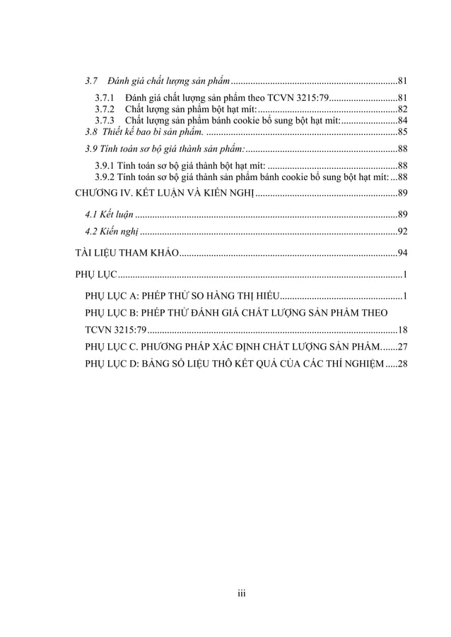 Khảo sát quy trình chế biến bột hạt mít và ứng dụng trong sản xuất bánh cookie quy mô phòng thí ...