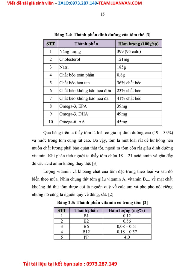 Khảo sát quy trình công nghệ chế biến tôm Nobashi tại Công ty cổ phần xuất nhập khẩu thủy sản ...