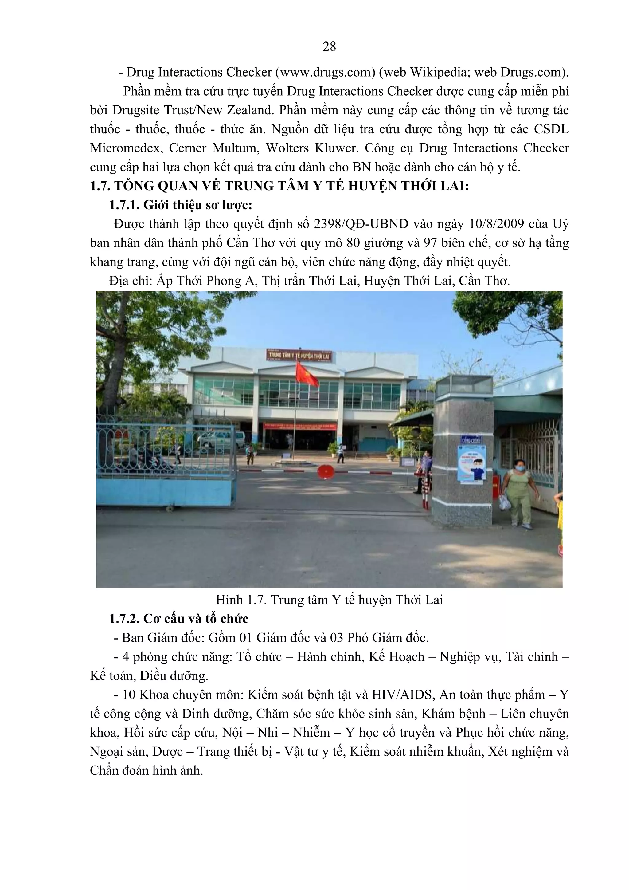 Khảo sát tình hình sử dụng thuốc điều trị tăng huyết áp tại Trung tâm Y tế huyện Thới Lai, thành ...