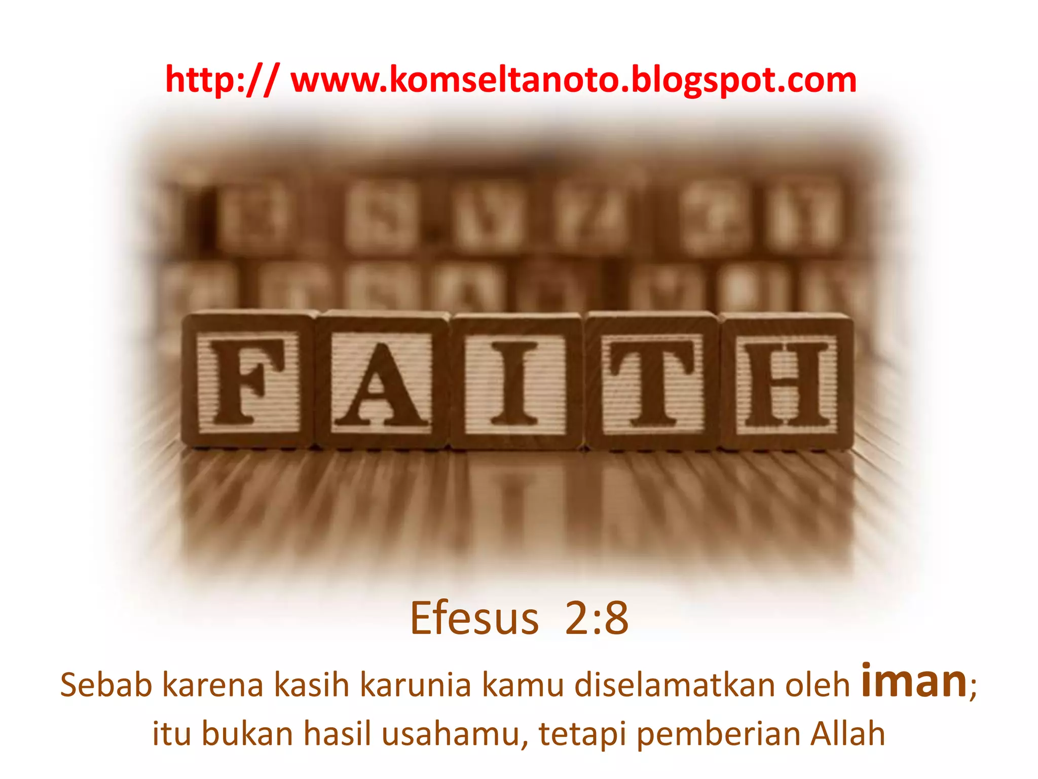 Iman Yang Menyelamatkan | PPT