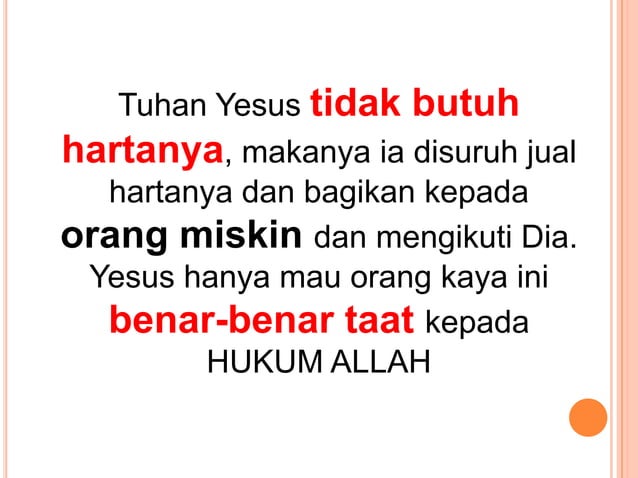 Kepenuhan Hidup Dalam Kristus | PPT