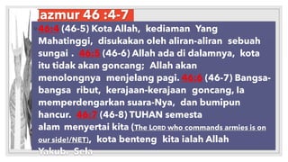 Khotbah mazmur 46 | PDF