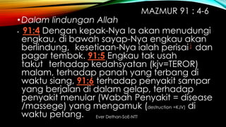 Khotbah mazmur 91 | PDF