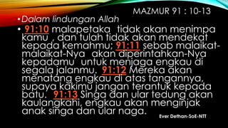 Khotbah mazmur 91 | PDF