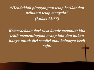 Memandang Allah yang JanjiNya teguh | PPTX