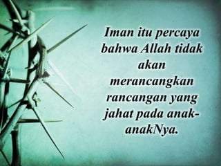Memandang Allah yang JanjiNya teguh | PPTX