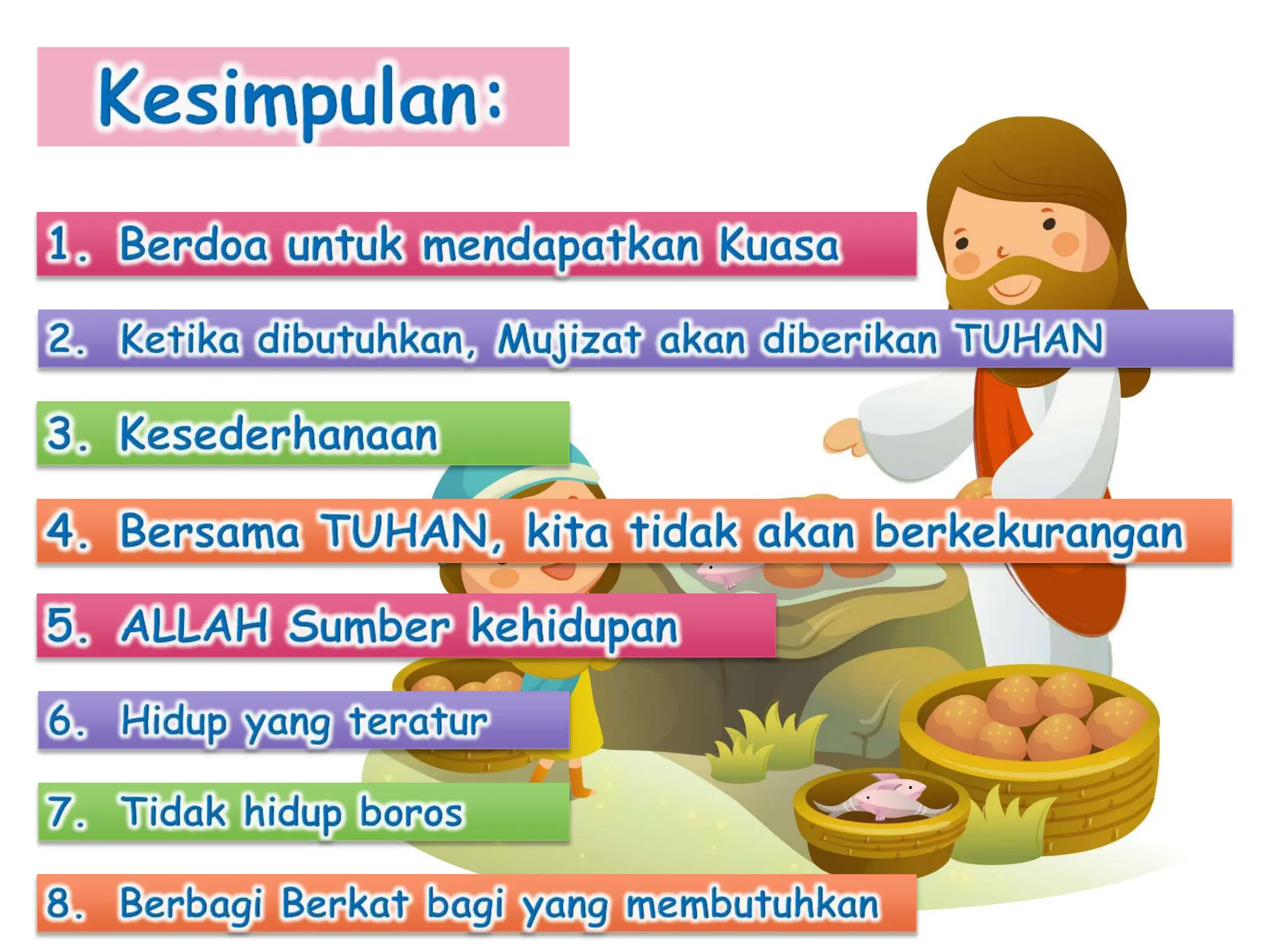Khotbah Rohani Anak-anak YESUS Memberi Makan 5000 orang.pptx