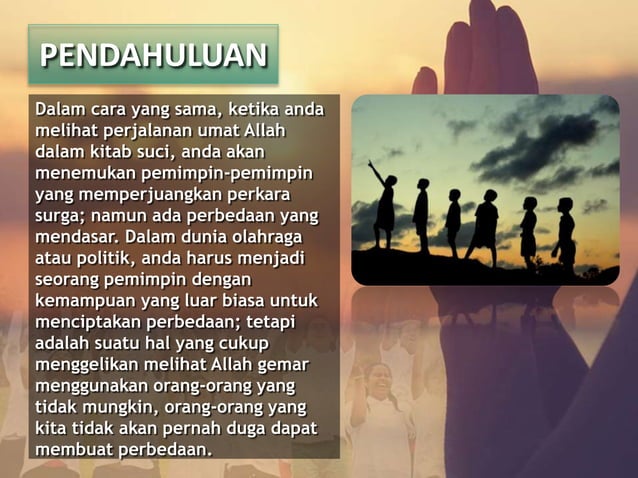 Khotbah rohani samuel pemimpin yang membawa perubahan | PPTX