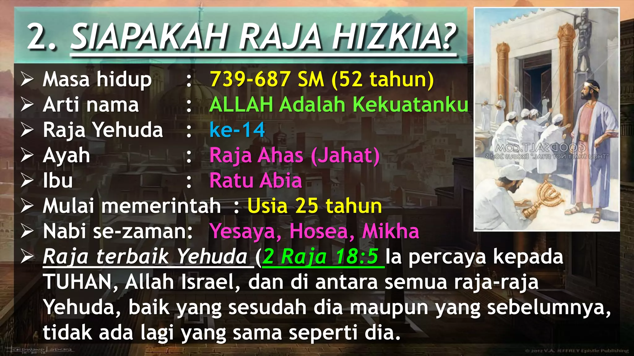 Khotbah Rohani tentang Raja Hizkia.pptx