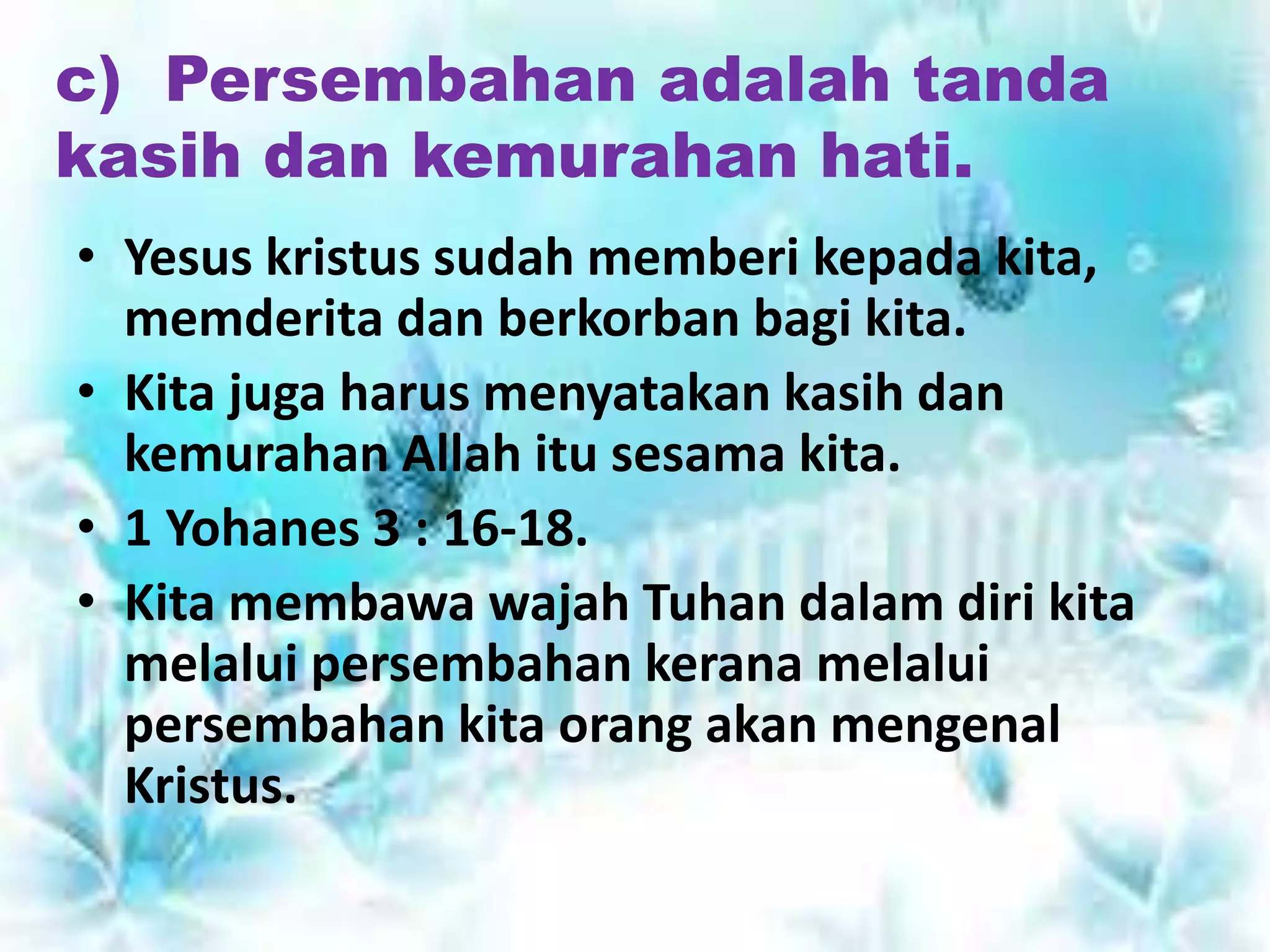 Khotbah tentang persembahan. | PPTX