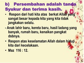 Khotbah tentang persembahan. | PPTX