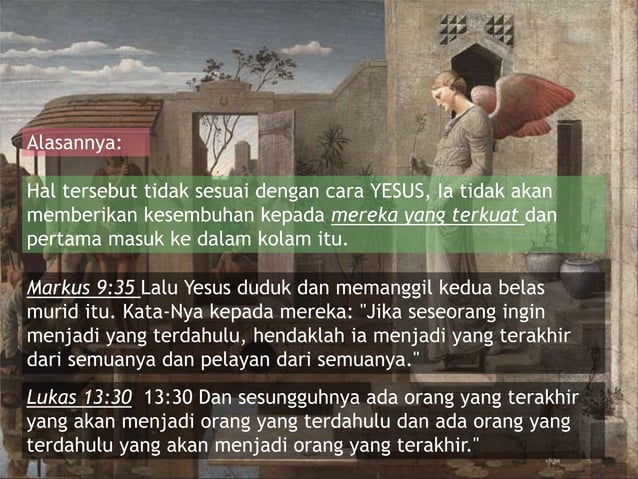 Kotbah YESUS & Orang Lumpuh di bethesda. | PPT