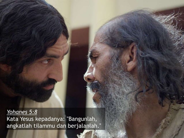 Kotbah YESUS & Orang Lumpuh di bethesda. | PPT