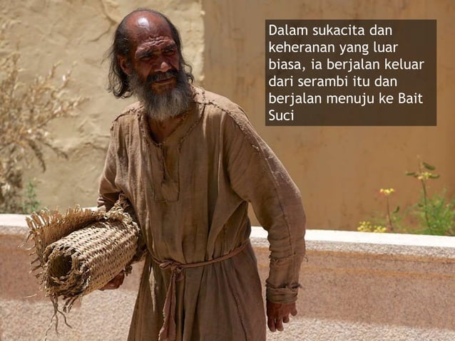 Kotbah YESUS & Orang Lumpuh di bethesda. | PPT