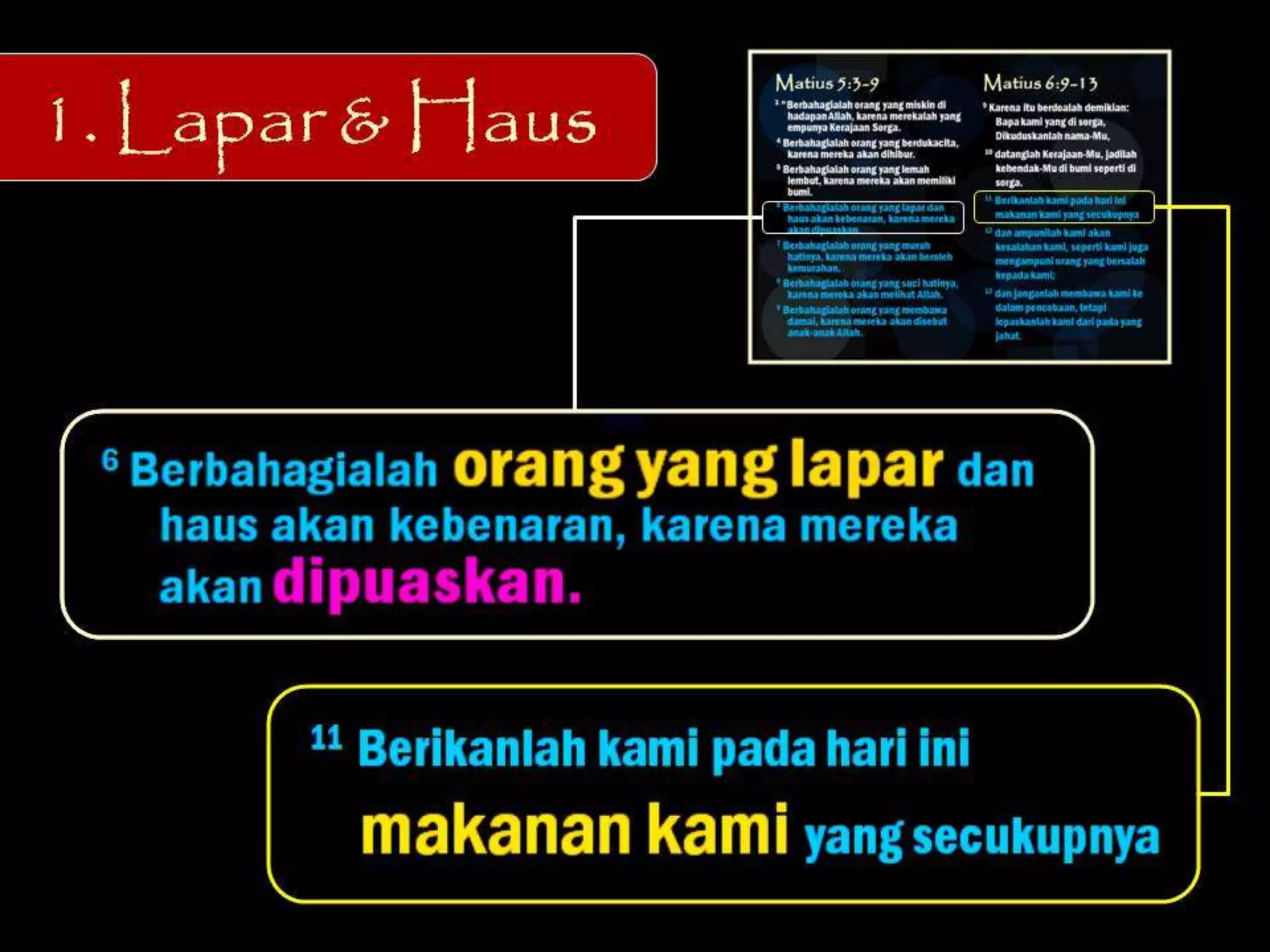 KHOTBAH Yesus Mengenai Kebahagiaan | PPTX