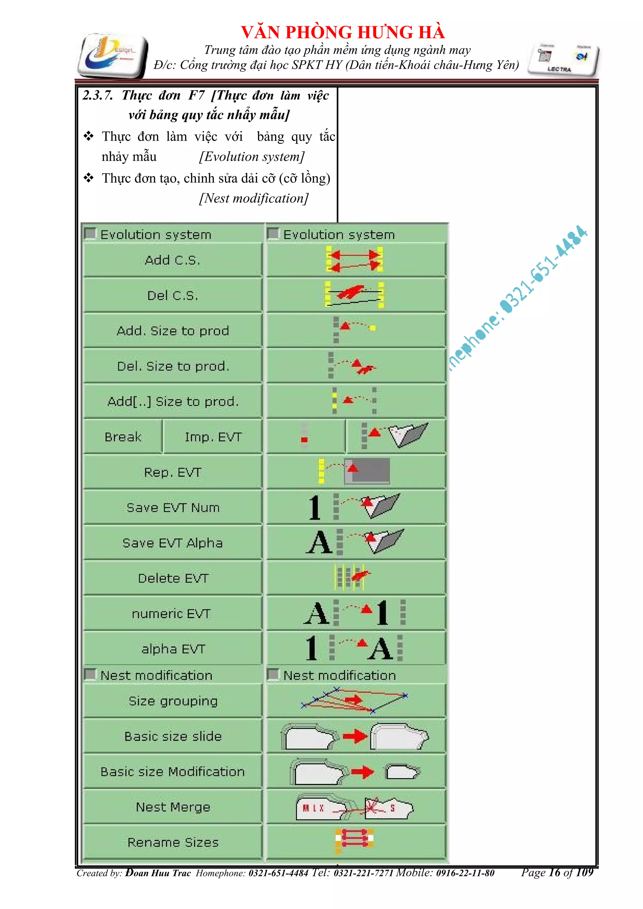 [Kho tài liệu ngành may] phần mềm lectra thiết kế chỉnh sửa-nhảy mẫu bằng phần mềm modaris giác ...