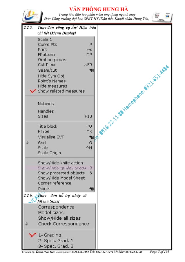 [Kho tài liệu ngành may] phần mềm lectra thiết kế chỉnh sửa-nhảy mẫu bằng phần mềm modaris giác ...