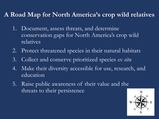 Building a Road Map for North American Crop Wild Relatives | PPTX