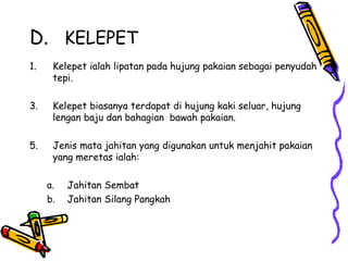 Khsr Jahitan Tahun 5 | PPT