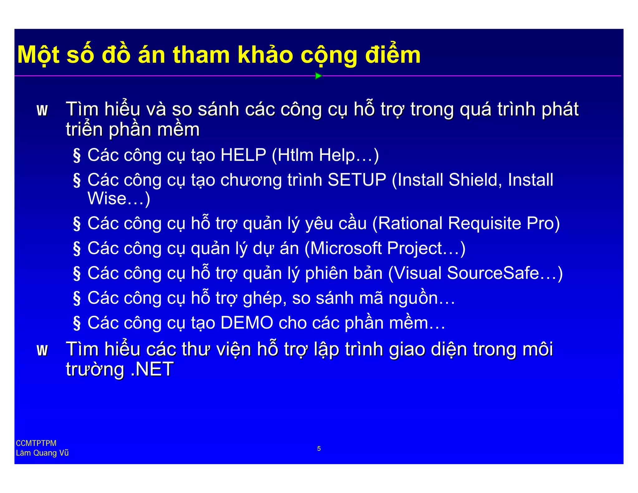 Khtn gio thieu cac do an | PDF